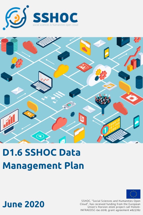 D1.6 SSHOC Data Management Plan | SSHOPENCLOUD